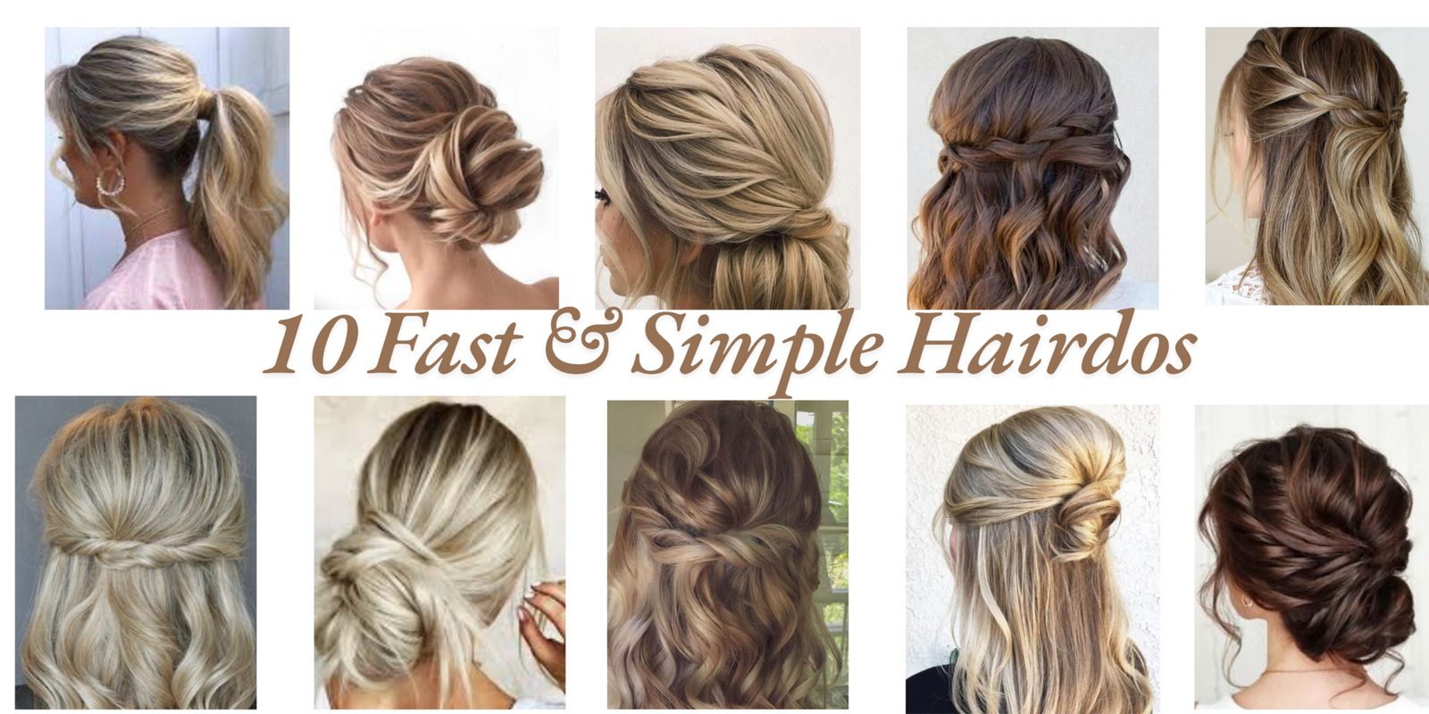 Active Morning Excellence: 10 Fast & Simple Hairdos You’ll Love - Buy ...